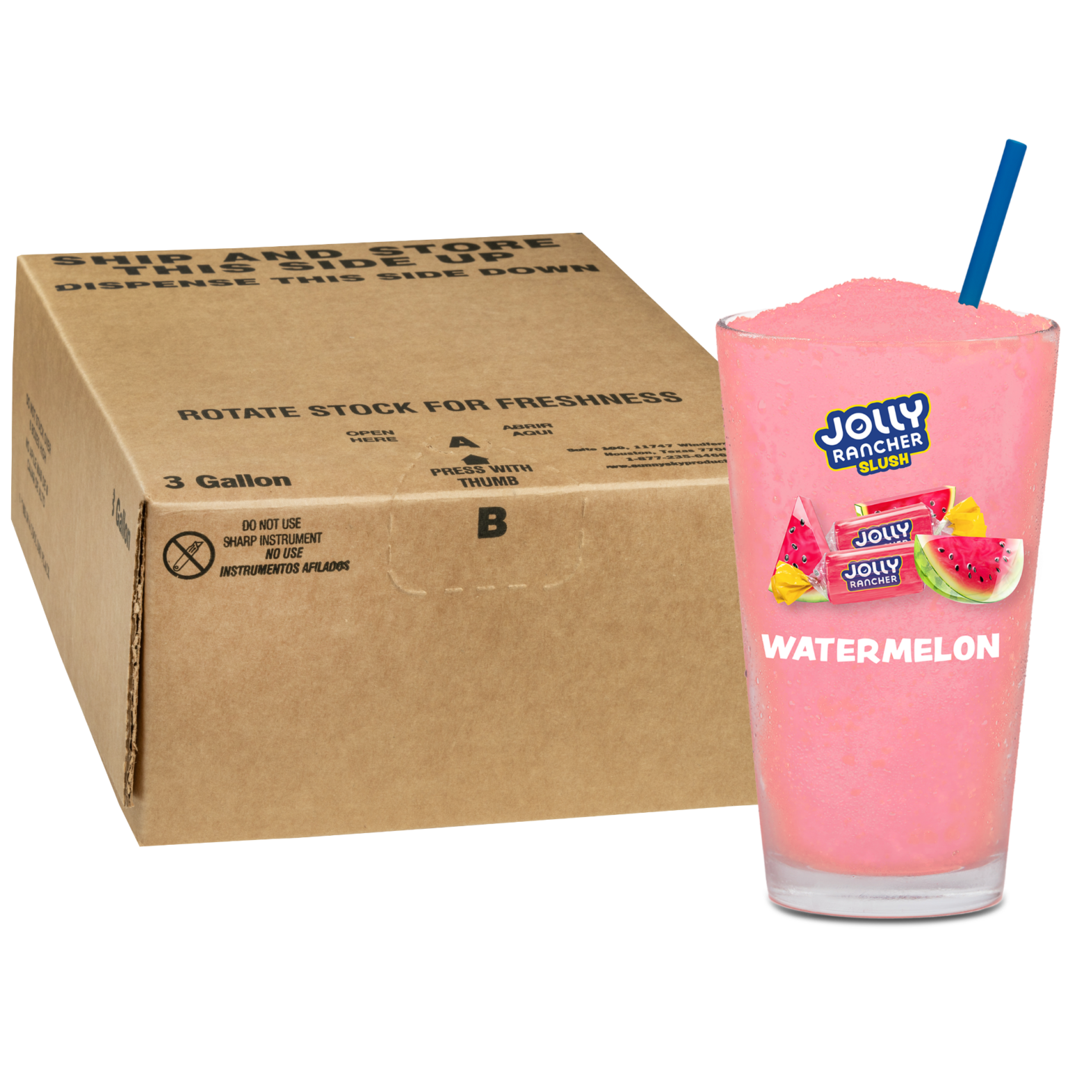 JOLLY RANCHER Watermelon FUB 3 Gallon BIB - Sunny Sky Products