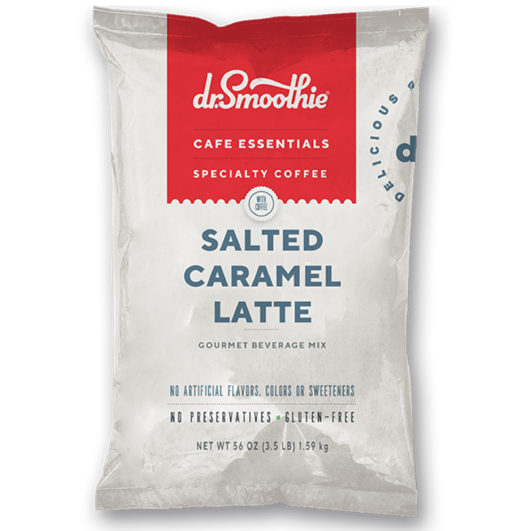 Dr. Smoothie Cafe Essentials Salted Caramel Latte 3.5 lb Bag - Sunny ...
