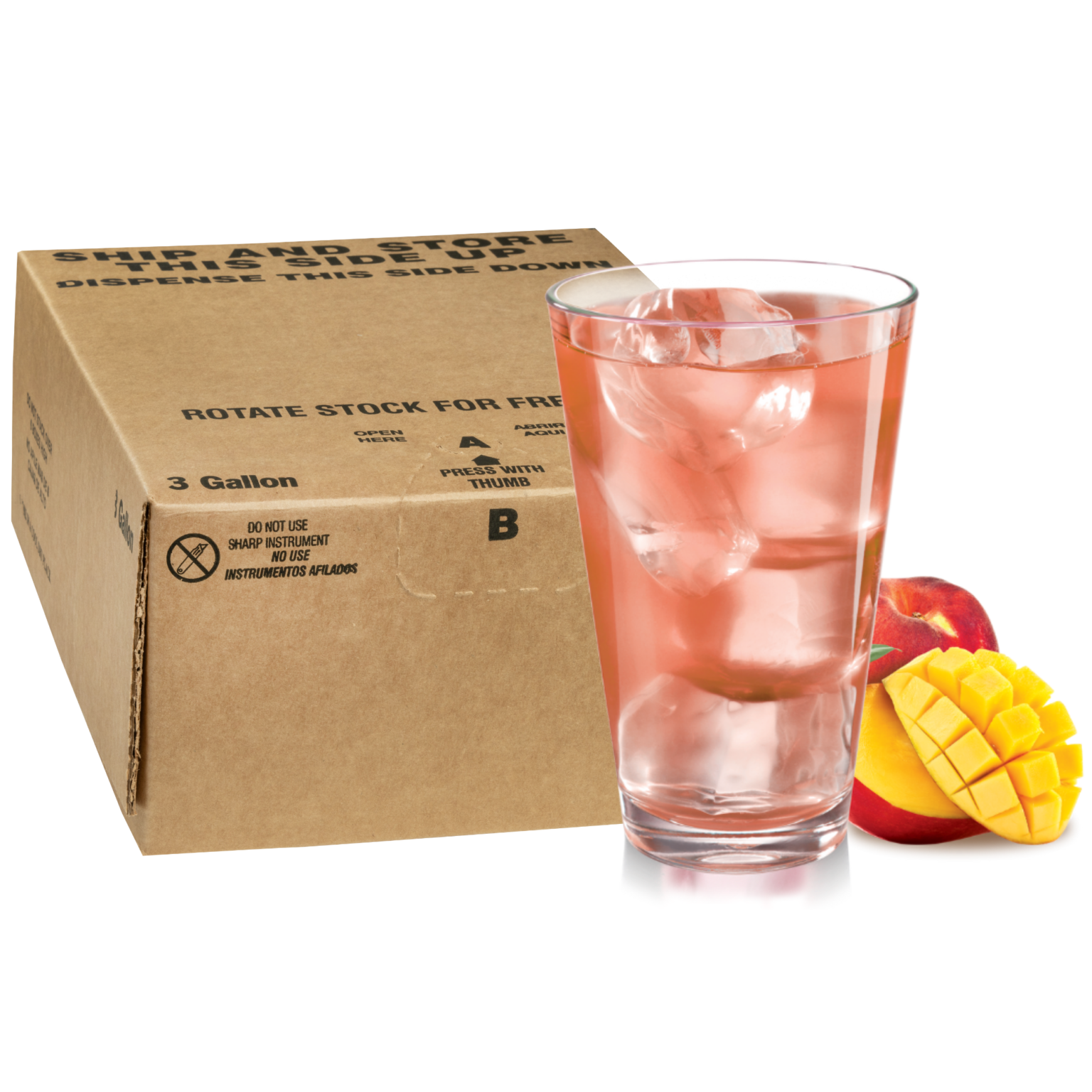 Dr. Smoothie Refreshers Peach Mango 3 Gallon BIB - Sunny Sky Products