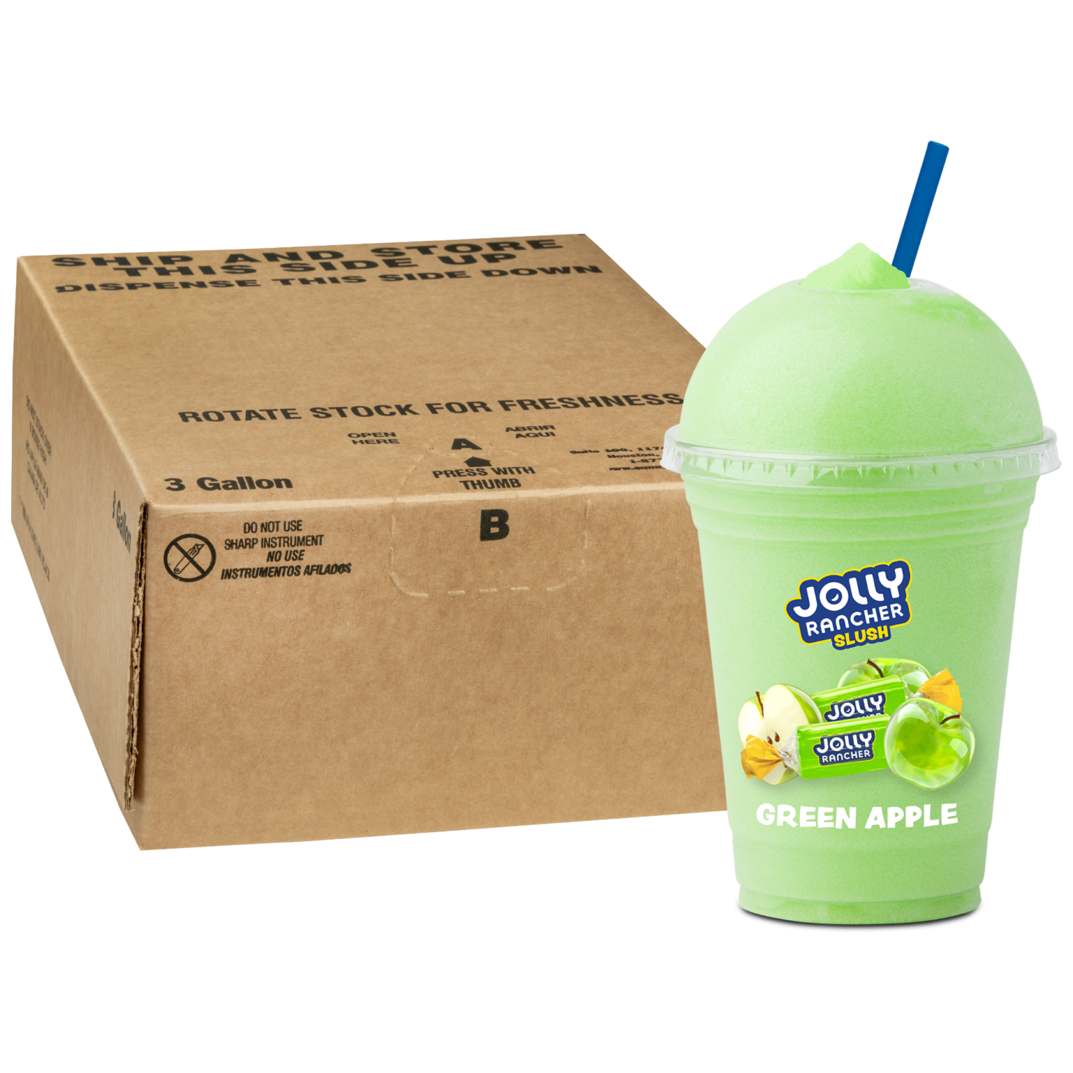 JOLLY RANCHER Green Apple FCB 3 Gallon BIB - Sunny Sky Products