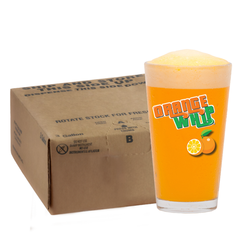 Orange Whip Fountain Drink 3 Gallon BIB - Sunny Sky Products