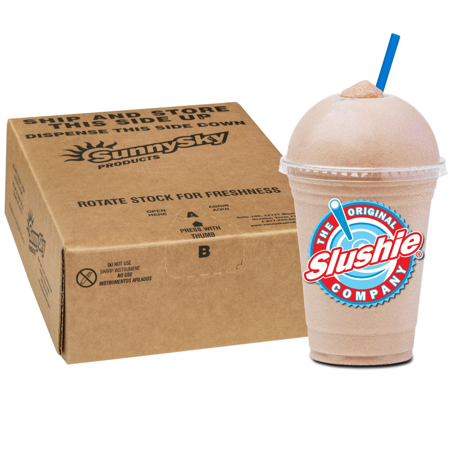 The Original Slushie Company® Cola FCB 2.5 Gallon BIB - Sunny Sky Products
