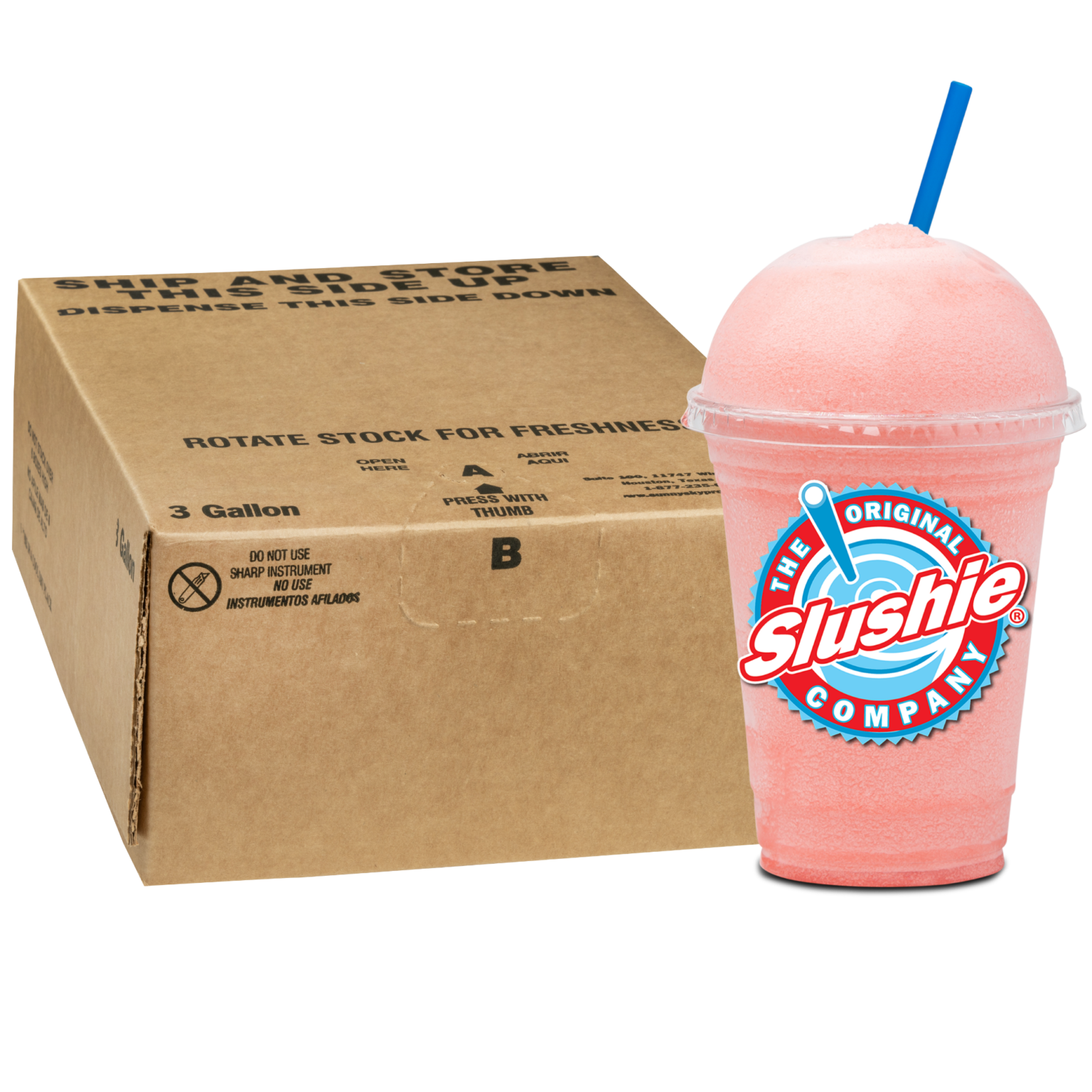 The Original Slushie Company® Strawberry Lemonade FCB 3 Gallon BIB ...