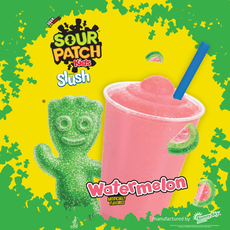SOUR PATCH KIDS® Watermelon FUB (6) 1/2 Gallon Bottles - Sunny Sky Products