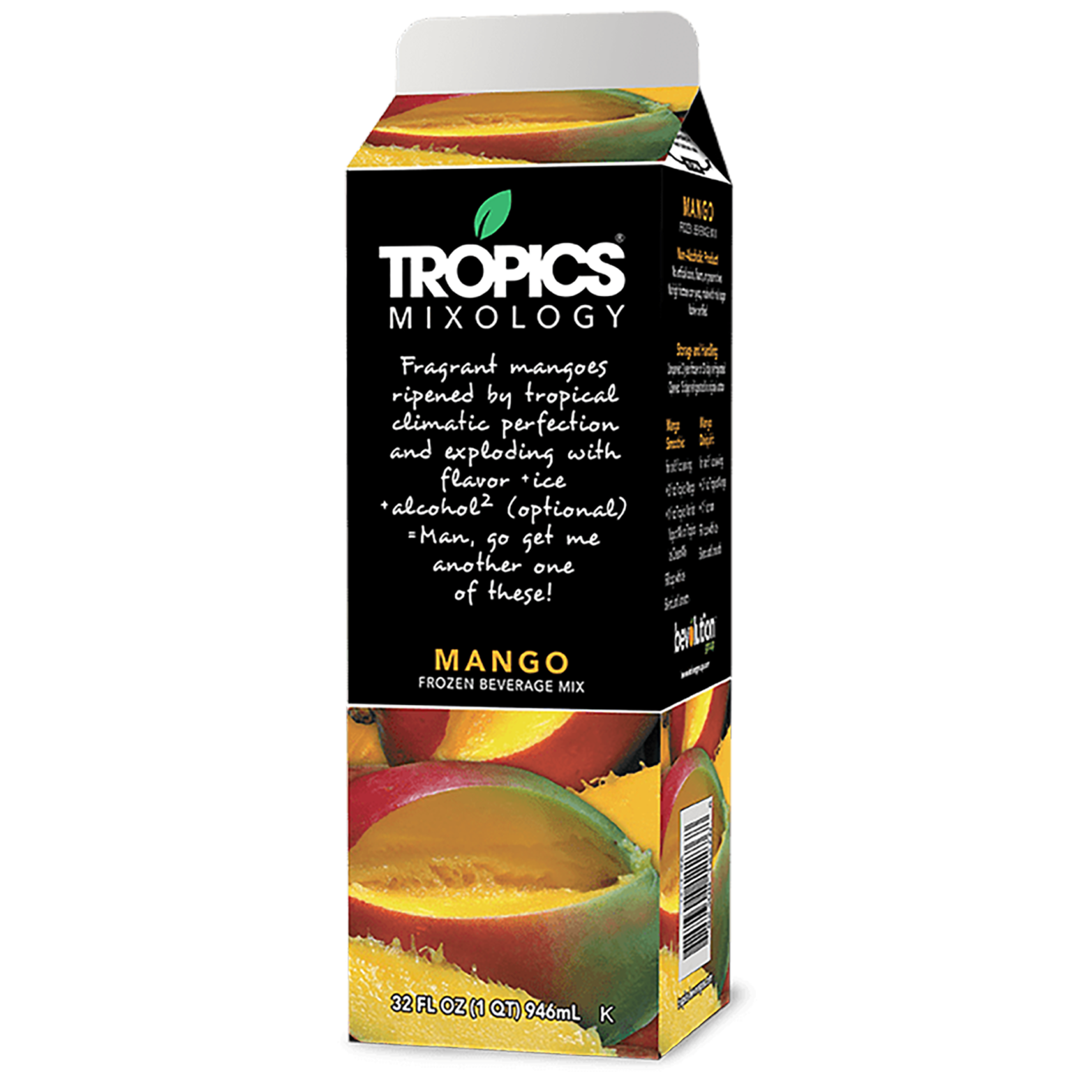 Tropics Mixology Mango 32 oz Carton - Sunny Sky Products