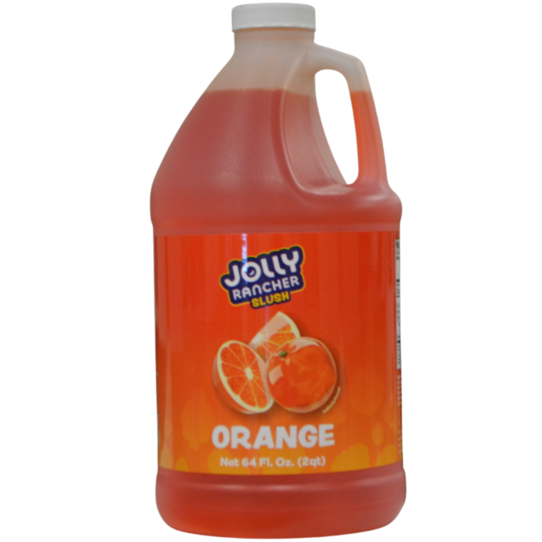 JOLLY RANCHER Orange FUB 1/2 Gallon Bottle - Sunny Sky Products
