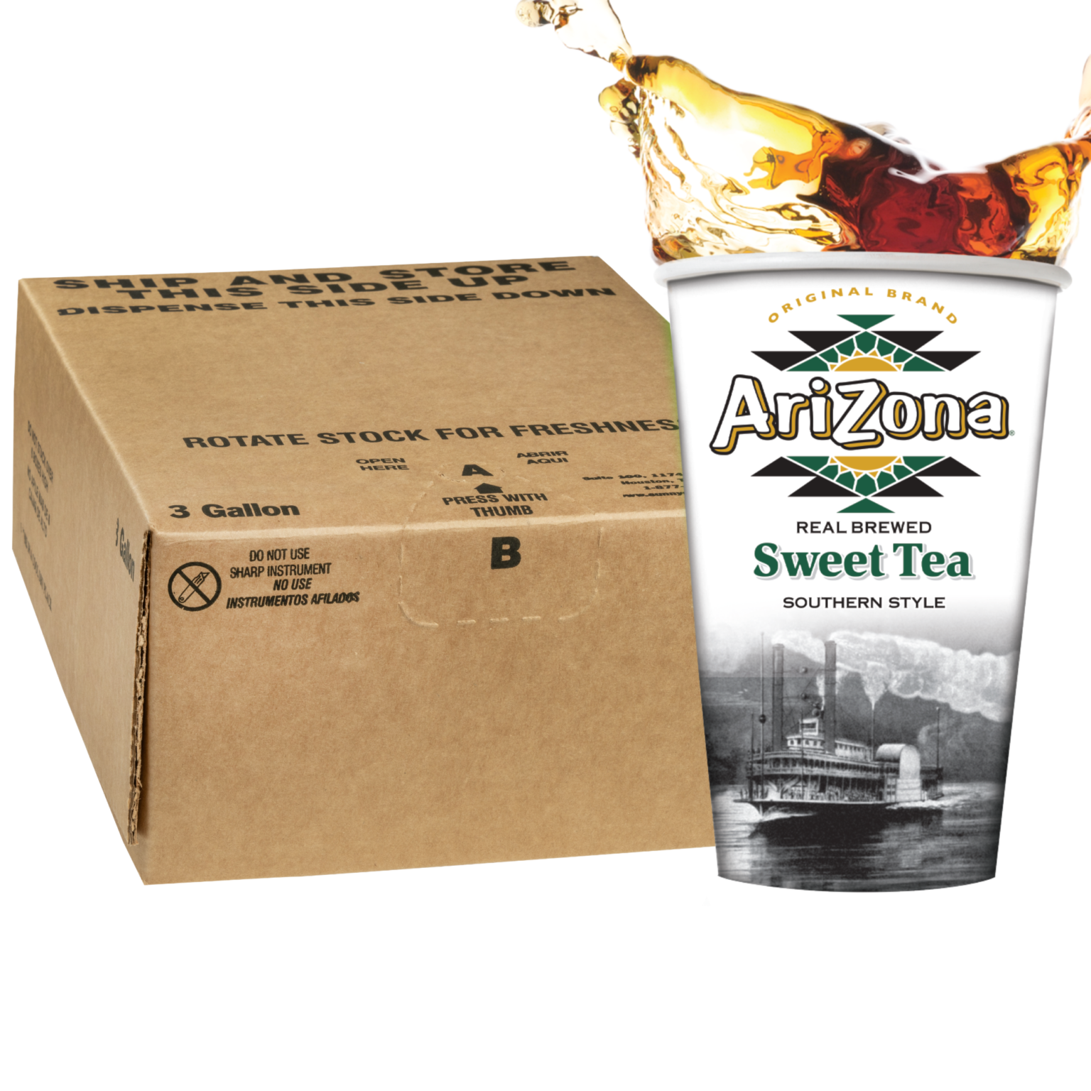 AriZona Sweet Tea 3 Gallon BIB - Sunny Sky Products