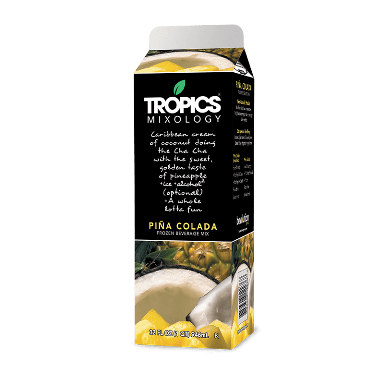 Tropics Mixology Piña Colada 32 oz Carton - Sunny Sky Products