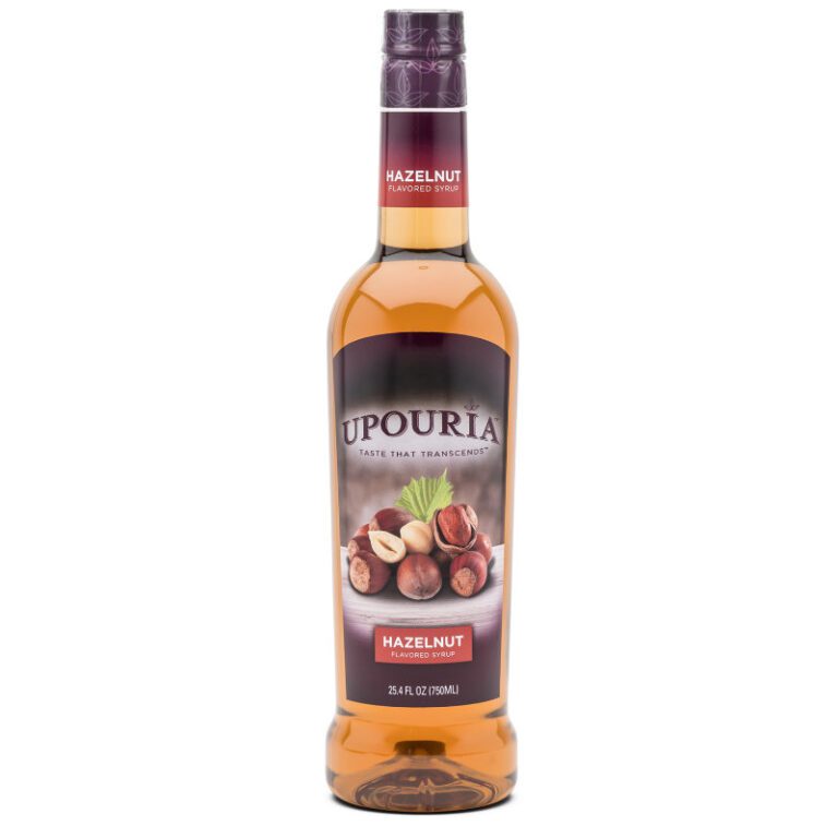UPOURIA® Hazelnut Flavored Syrup 750 ml Bottle - Sunny Sky Products