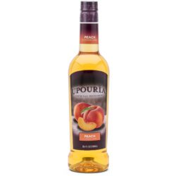 UPOURIA® Peach Flavored Syrup 750 ml Bottle - Sunny Sky Products