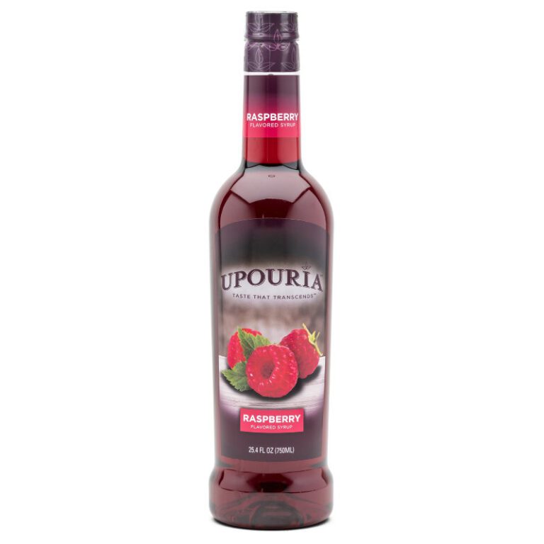 UPOURIA® Raspberry Flavored Syrup 750 ml Bottle - Sunny Sky Products